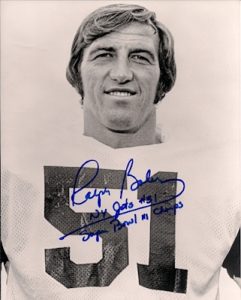 Autographed RALPH BAKER 8X10 New York Jets photo - Main Line Autographs