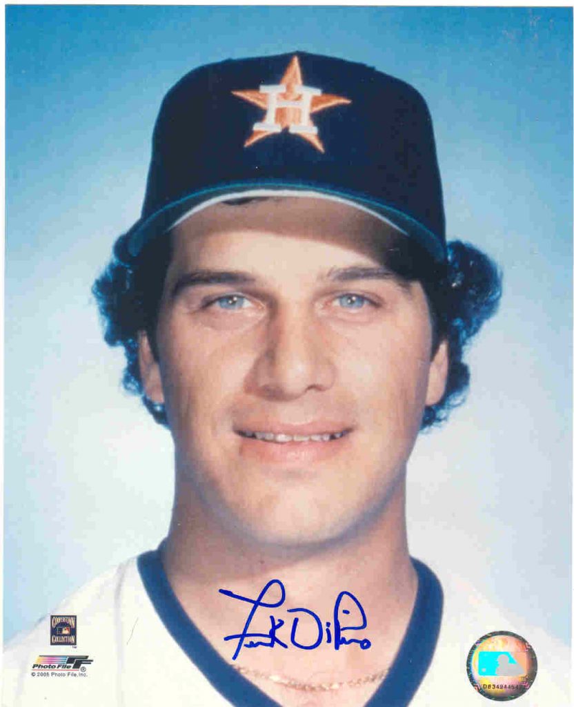AUTOGRAPHED SIGNED photo FRANK DiPINO Houston Astros - Main Line Autographs