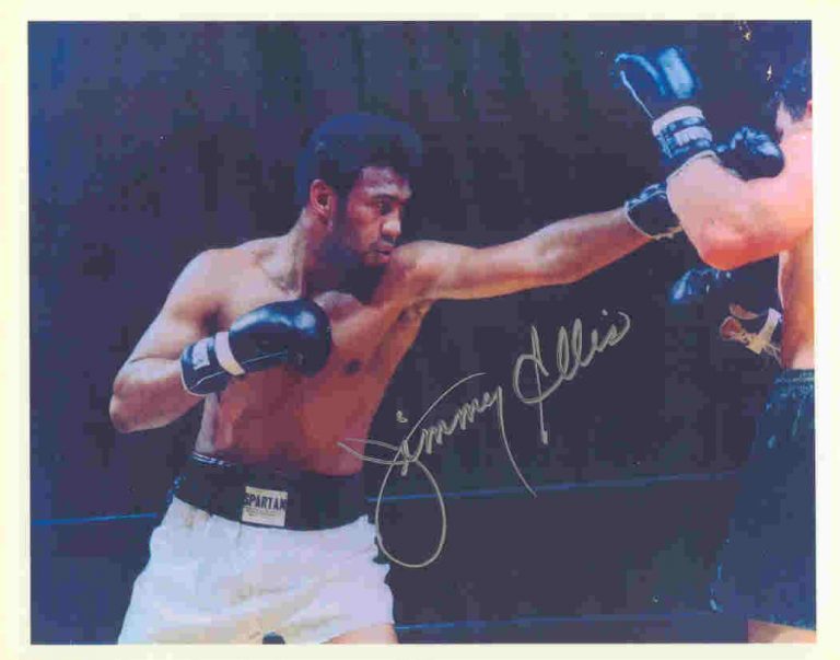 AUTOGRAPHED JIMMY ELLIS 8x10 Boxing photo - Main Line Autographs