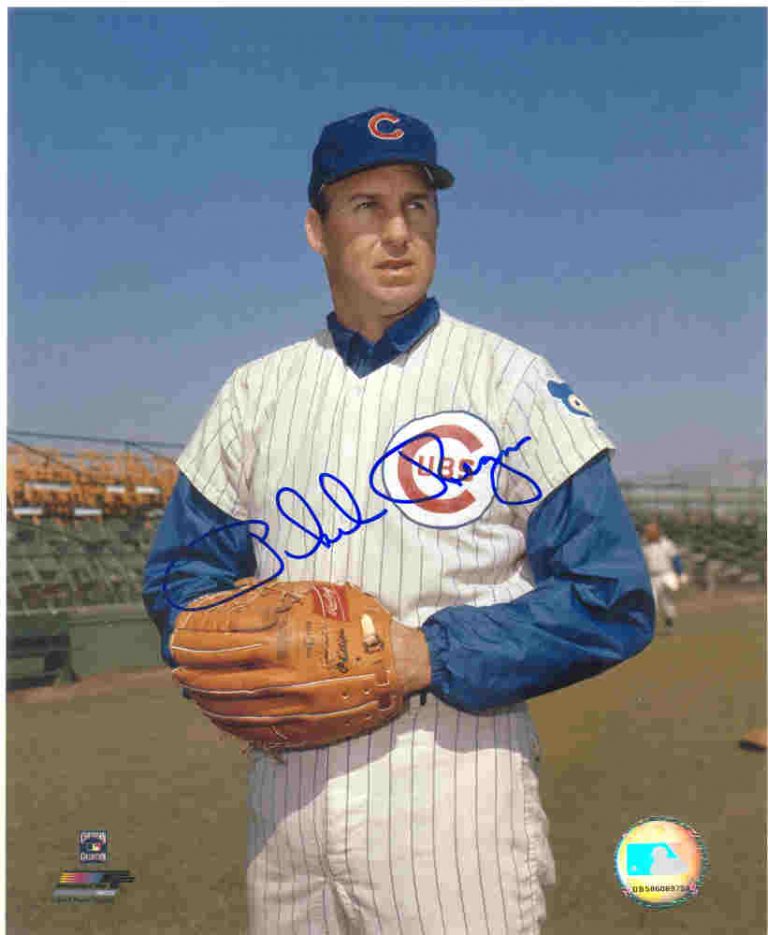 AUTOGRAPHED PHIL REGAN 8x10 Chicago Cubs Photo - Main Line Autographs