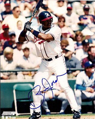 AUTOGRAPHED BRIAN JORDAN Atlanta Braves - Main Line Autographs