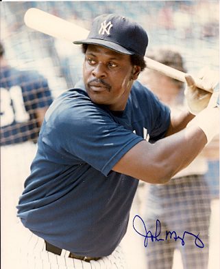 AUTOGRAPHED photo JOHN MAYBERRY New York Yankees - Main Line Autographs