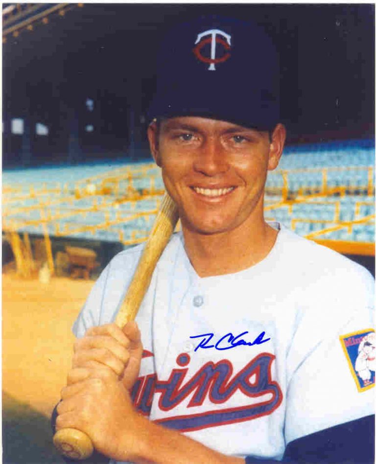 AUTOGRAPHED SIGNED photo RON CLARK Minnesota Twins - Main Line Autographs