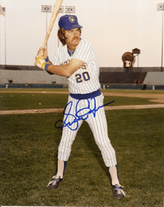 AUTOGRAPHED photo GORMAN THOMAS Milwaukee Brewers - Main Line Autographs