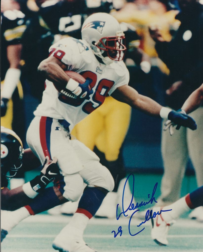 AUTOGRAPHED DERRICK CULLORS 8X10 New England Patriots Photo - Main Line ...