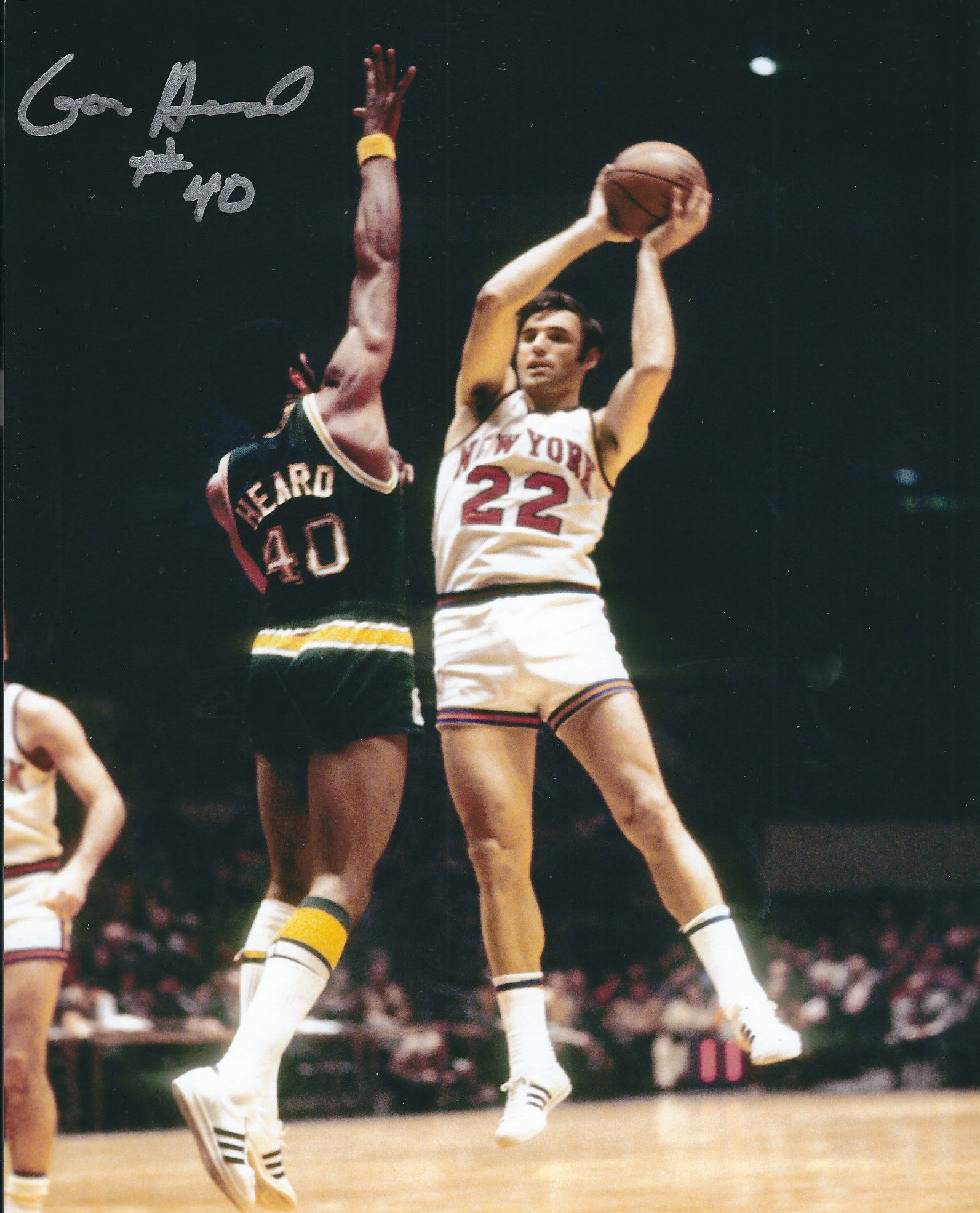 Autographed GARFIELD HEARD 8x10 Seattle Supersonics Photo - Main Line ...