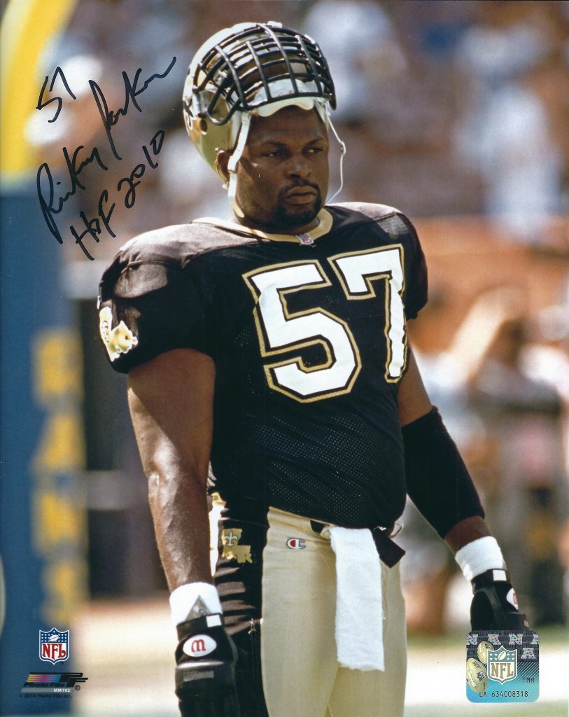 Autographed RICKEY JACKSON 8X10 New Orleans Saints photo - Main Line ...