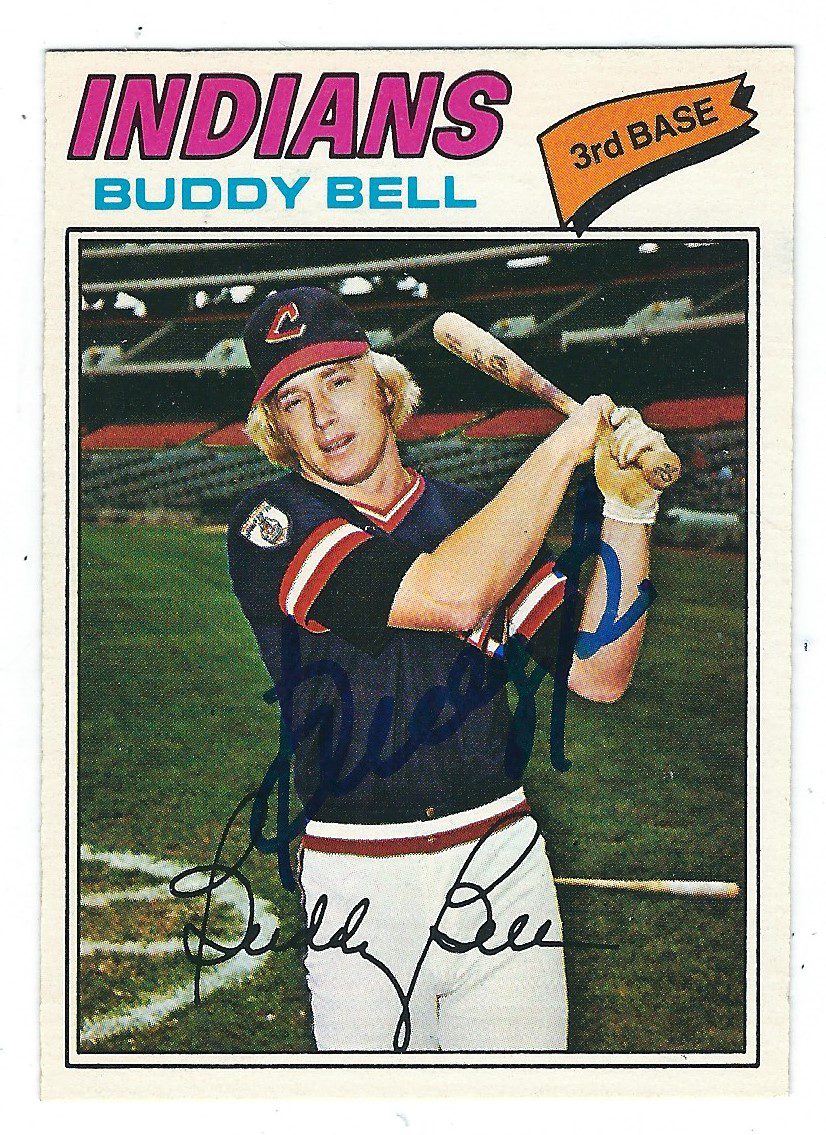 Autographed BUDDY BELL 1977 OPC Card - Main Line Autographs