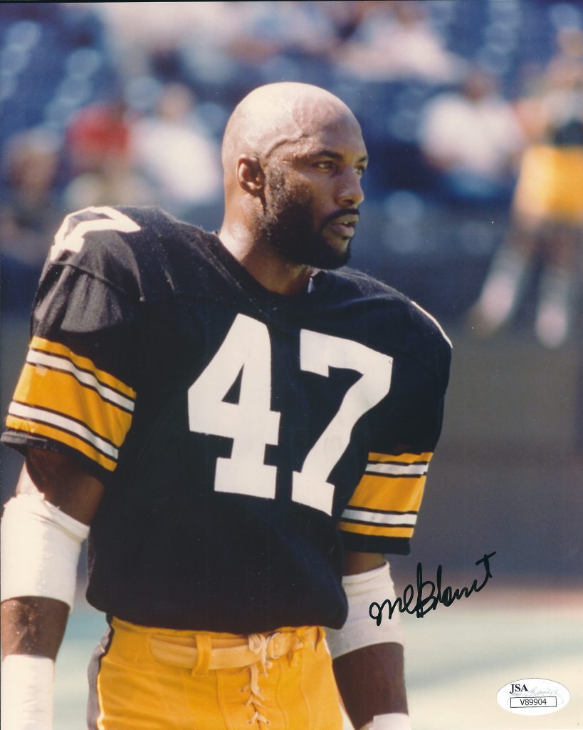 Autographed MEL BLOUNT 8X10 Pittsburgh Steelers Photo JSA - Main Line ...