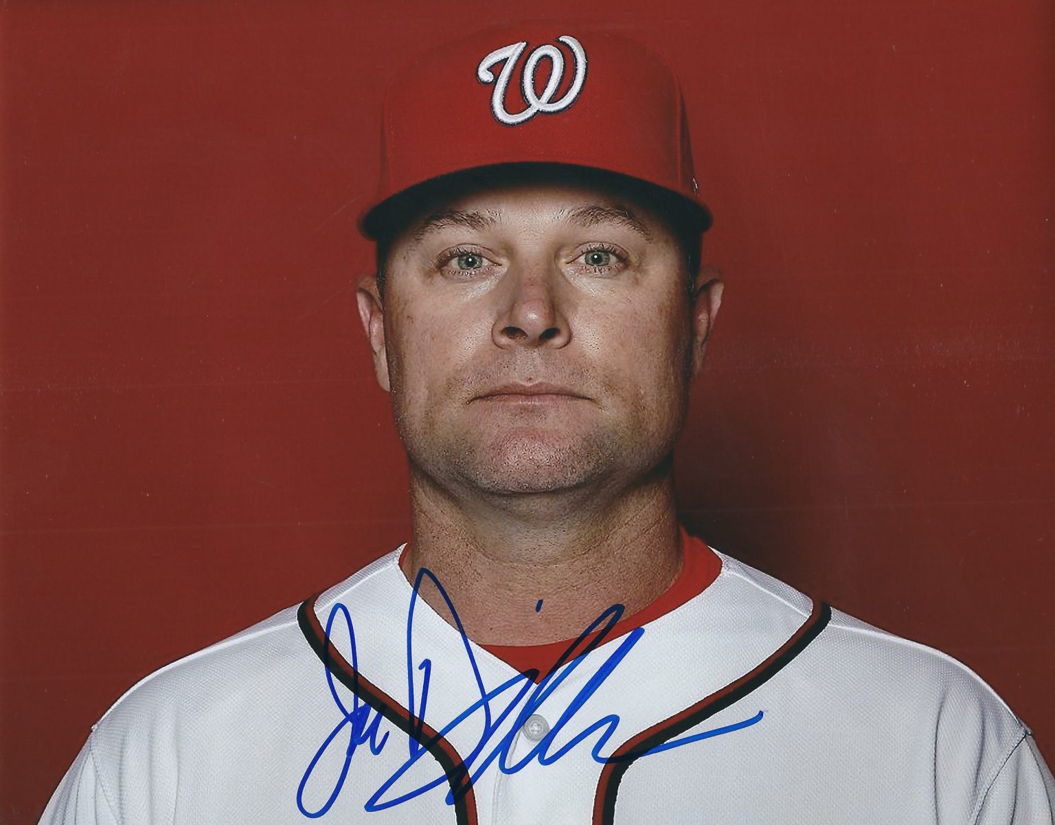 Autographed JOE DILLON 8x10 Washington Nationals Photo - Main Line ...