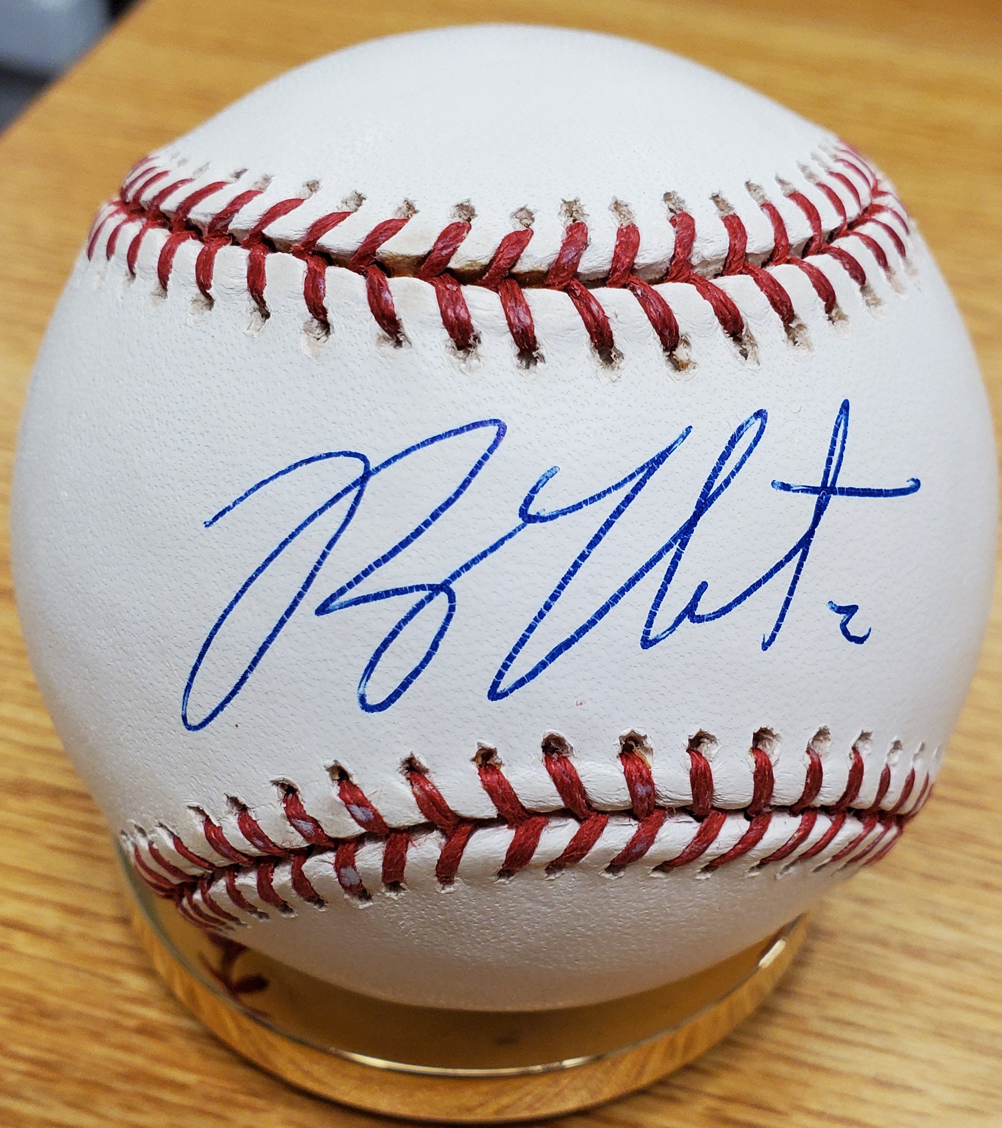Autographed RYAN THERIOT Official Major League Baseball - Main Line ...