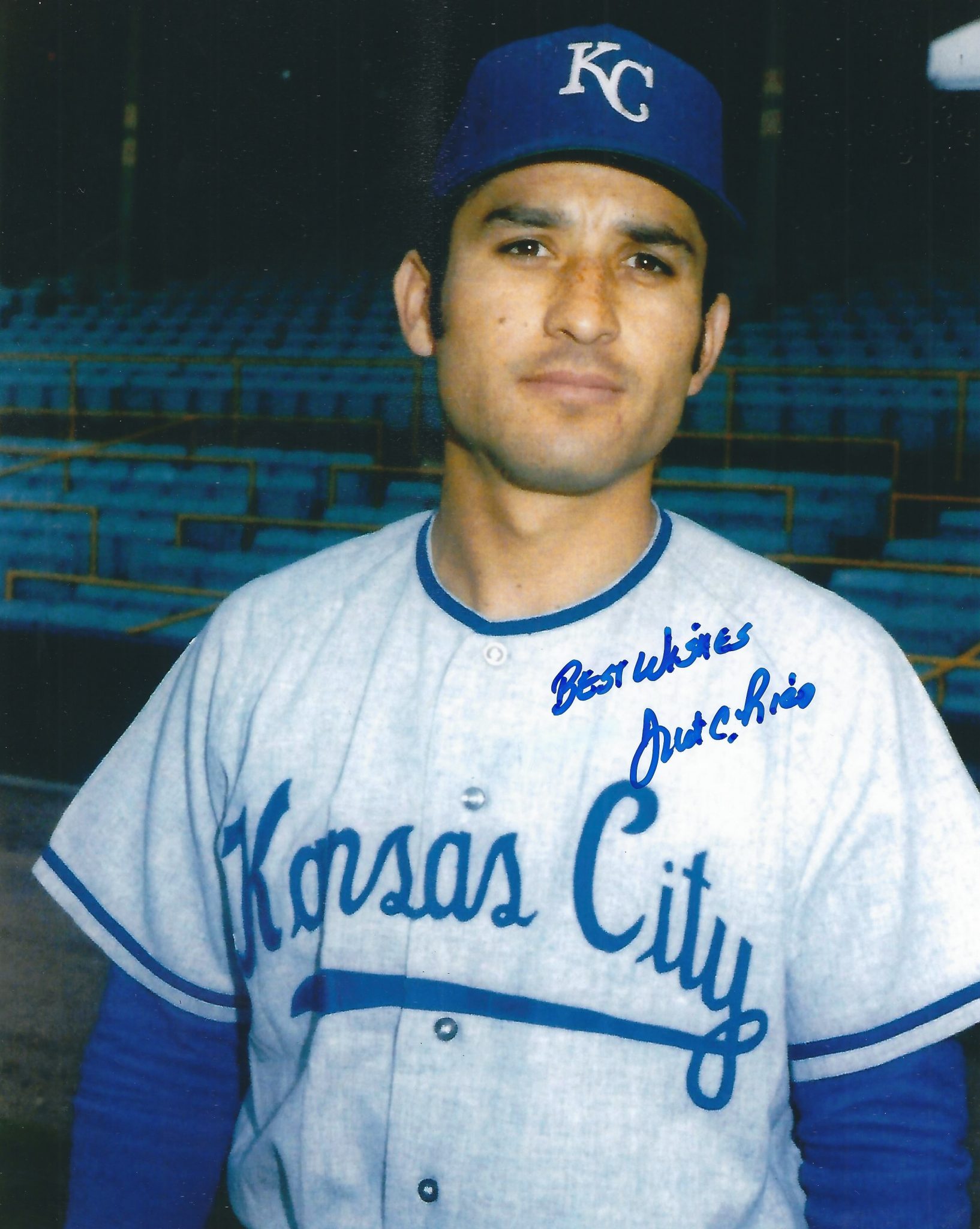 AUTOGRAPHED FRED RICO 8X10 Kansas City Royals Photo - Main Line Autographs