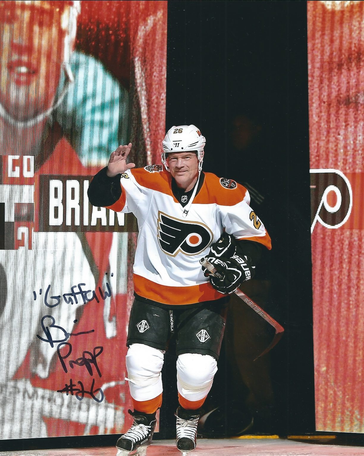 Autographed BRIAN PROPP 8X10 Philadelphia Flyers Photo - Main Line ...