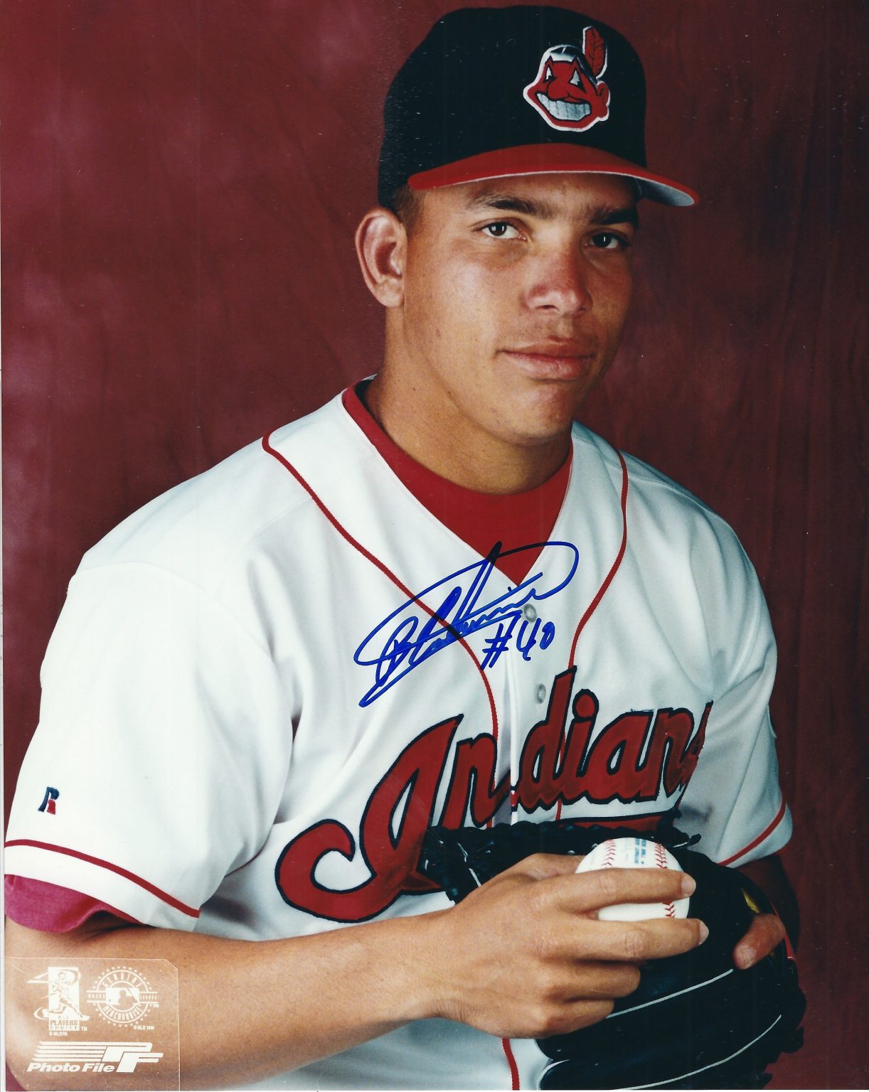 AUTOGRAPHED BARTOLO COLON 8X10 Cleveland Indians photo - Main Line ...