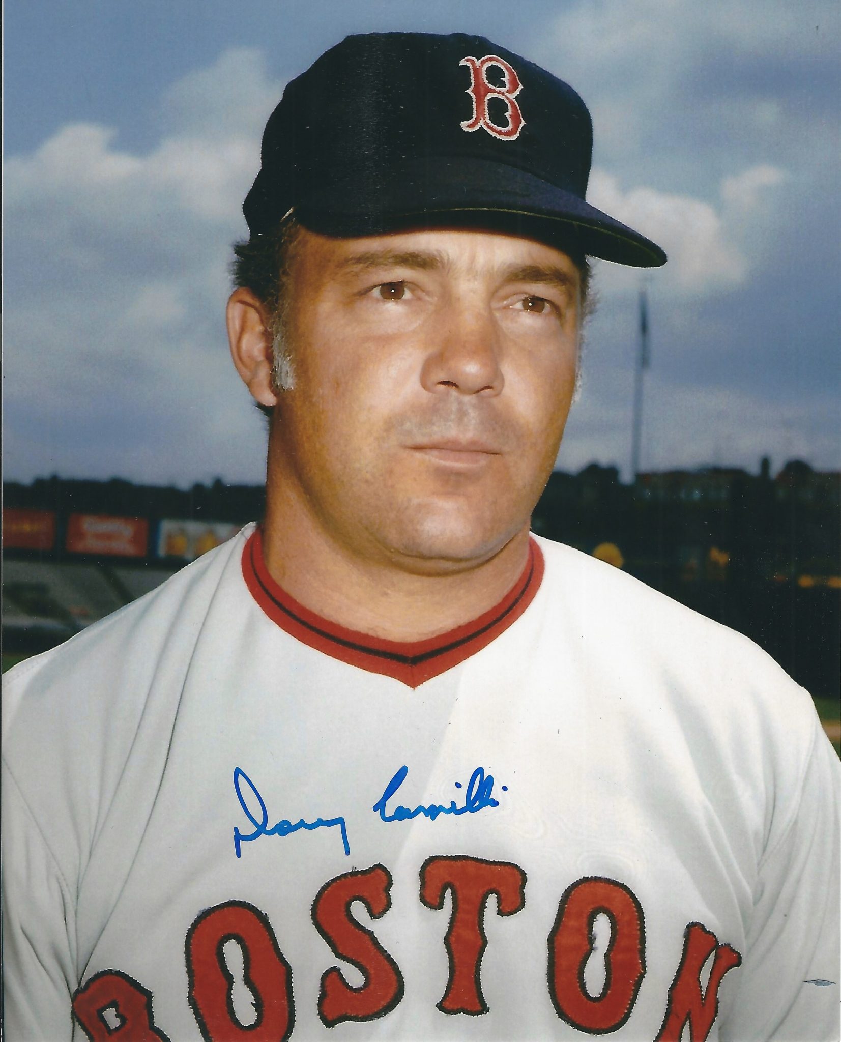AUTOGRAPHED DOUG CAMILLI 8x10 Boston Red Sox photo - Main Line Autographs