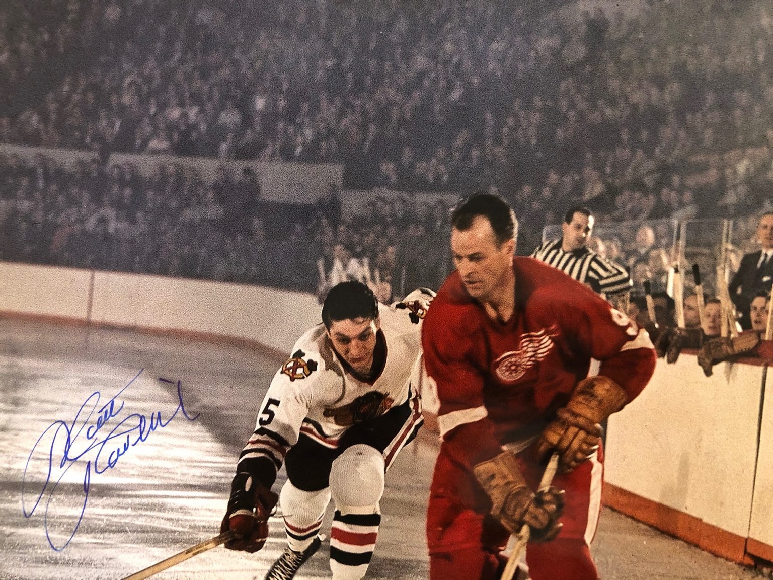 Autographed Matt Ravlich 8X10 Chicago Blackhawks Photo - Main Line ...