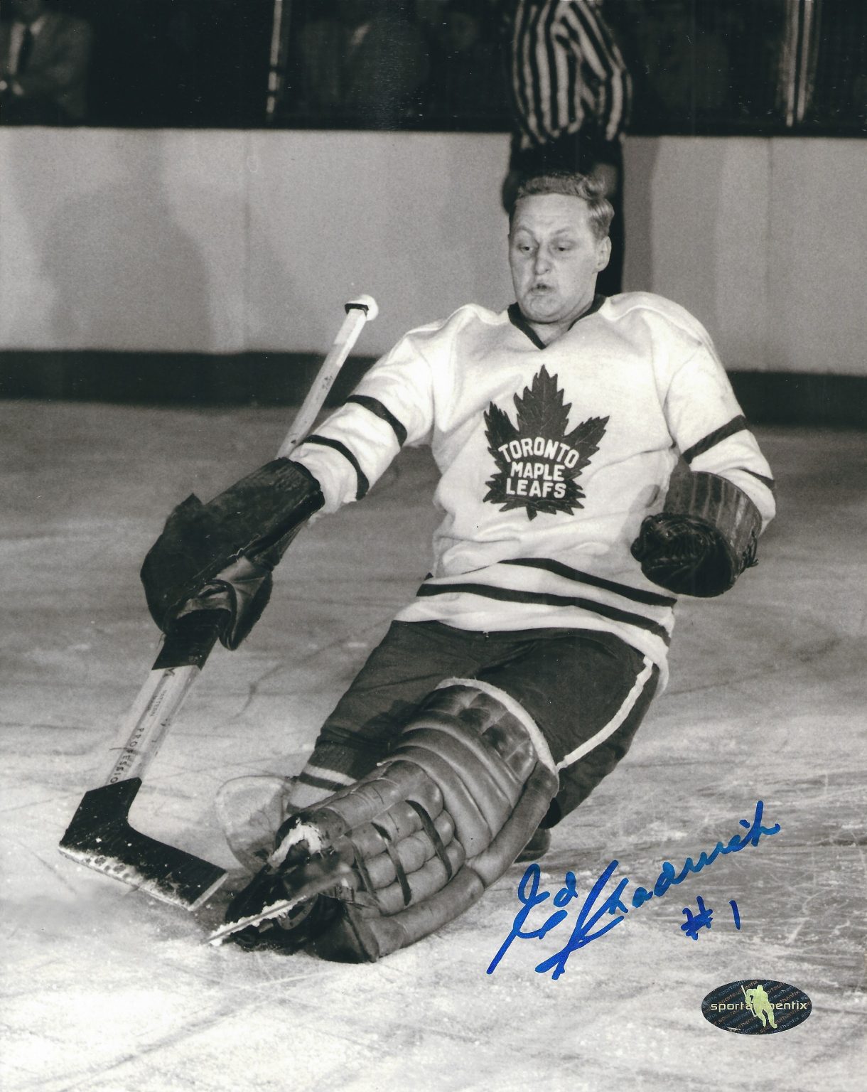 Autographed ED CHADWICK 8x10 Toronto Maple Leafs photo - Main Line Autographs