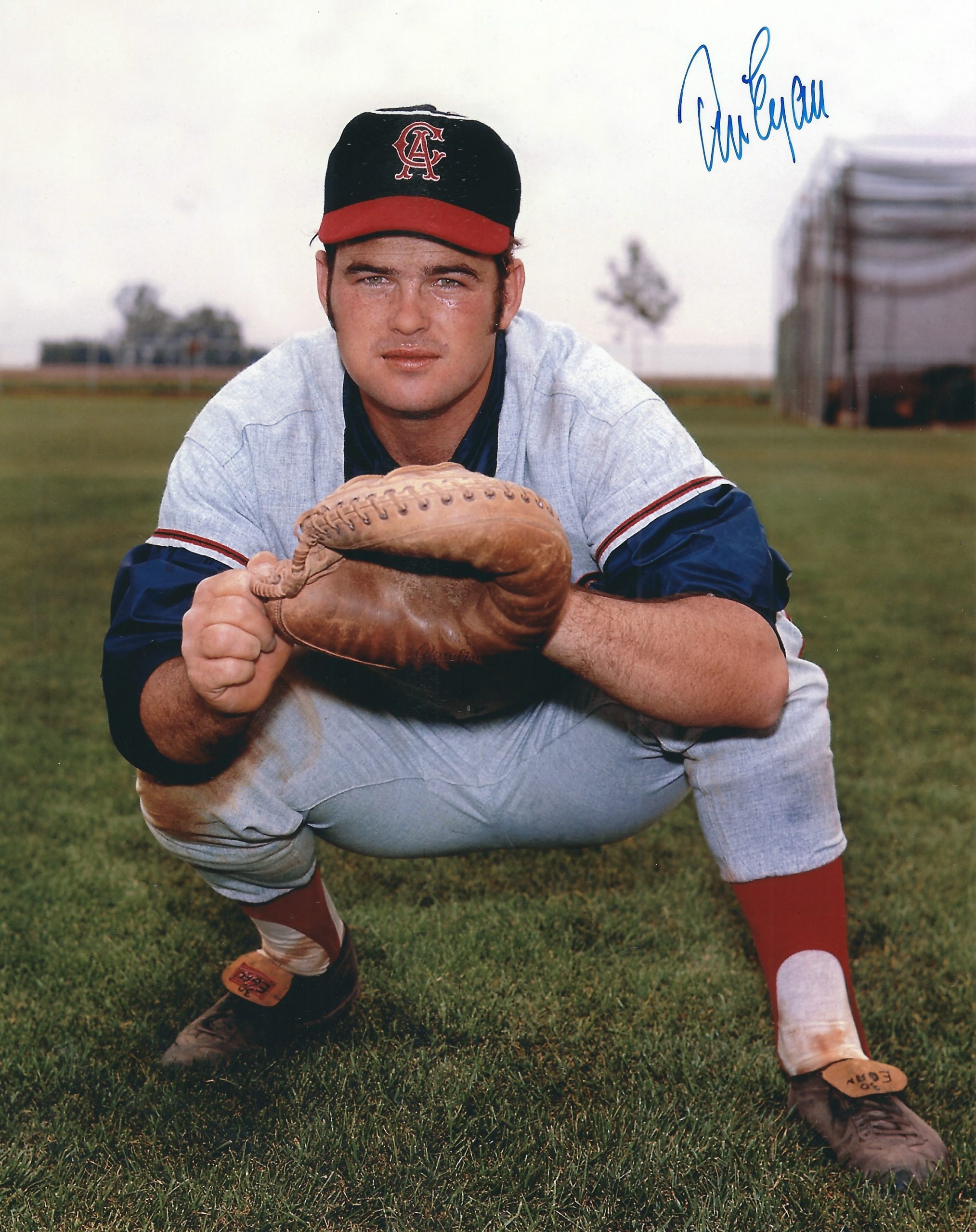 AUTOGRAPHED TOM EGAN 8x10 California Angels Photo | Main Line Autographs