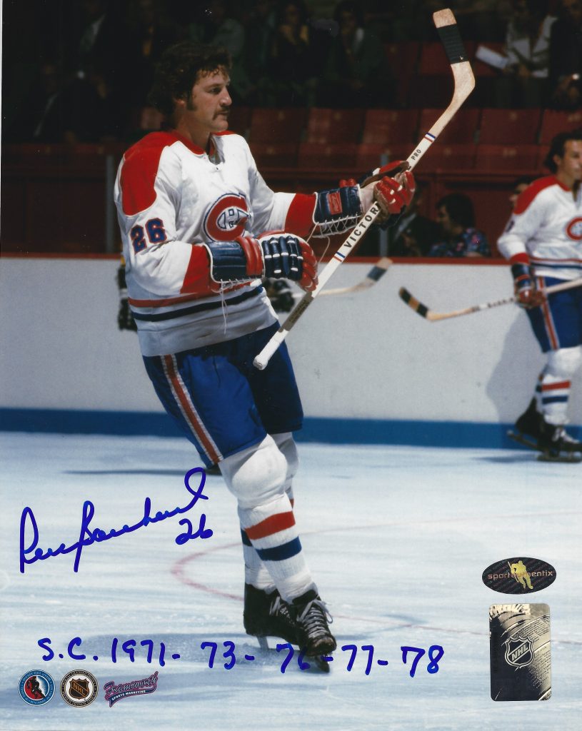 Autographed PIERRE BOUCHARD 8x10 Montreal Canadiens Photo - Main Line ...