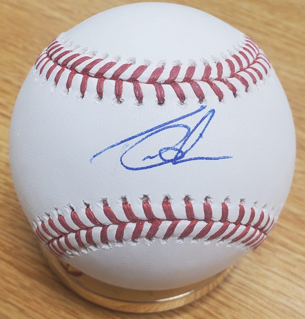 Autographed TOM GOODWIN Official Major League Baseball - Main Line ...
