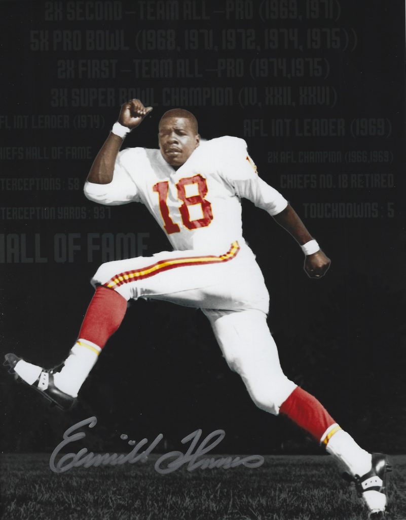 Autographed EMMITT THOMAS 8X10 Kansas City Chiefs Photo - Main Line ...