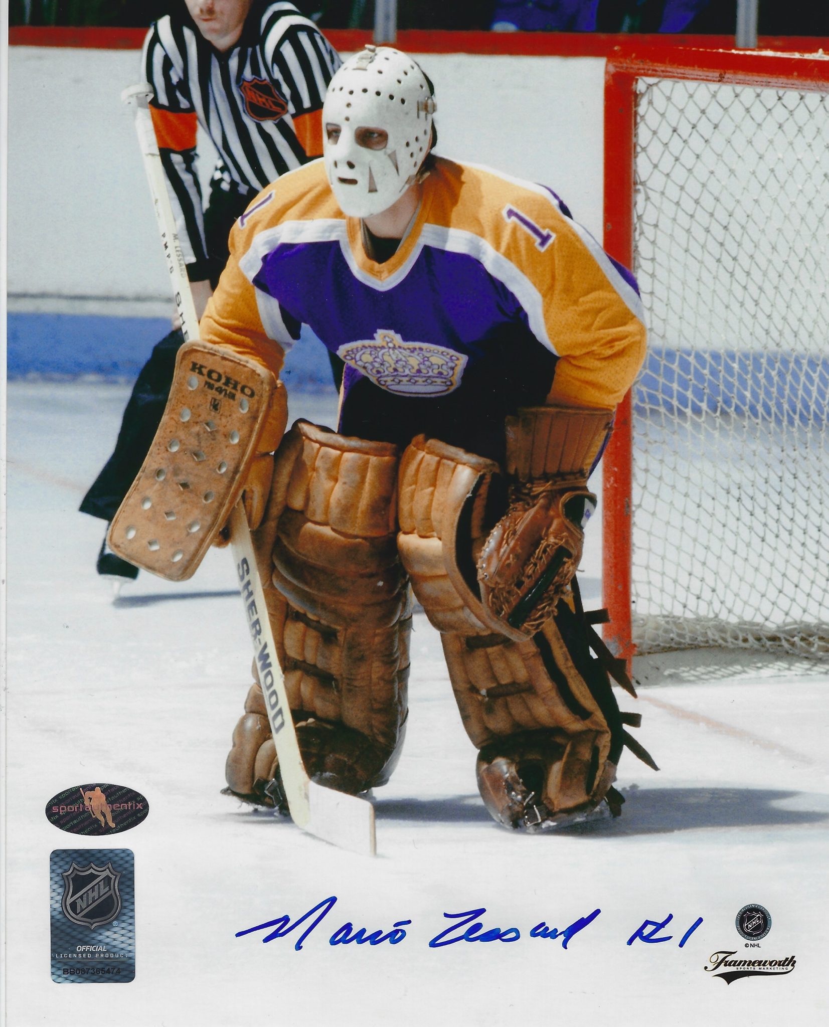 Autographed MARIO LESSARD 8x10 Los Angeles Kings Photo - Main Line ...