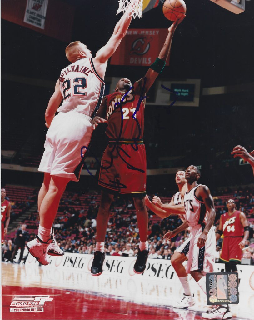 Autographed RUBEN PATTERSON 8X10 Seattle SuperSonics photo - Main Line ...