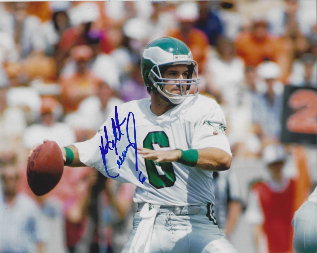 Autographed MATT CAVANAUGH 8X10 Philadelphia Eagles Photo - Main Line ...