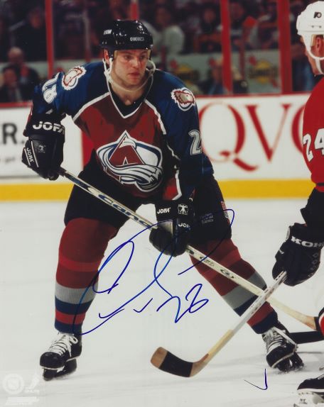 Autographed ERIC LACROIX 8x10 Colorado Avalanche Photo - Main Line ...