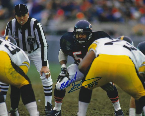 Autographed GREG LANDRY 8X10 Chicago Bears photo - Main Line Autographs