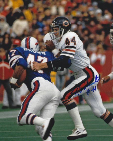 Autographed TERRY SCHMIDT 8x10 Chicago Bears Photo - Main Line Autographs