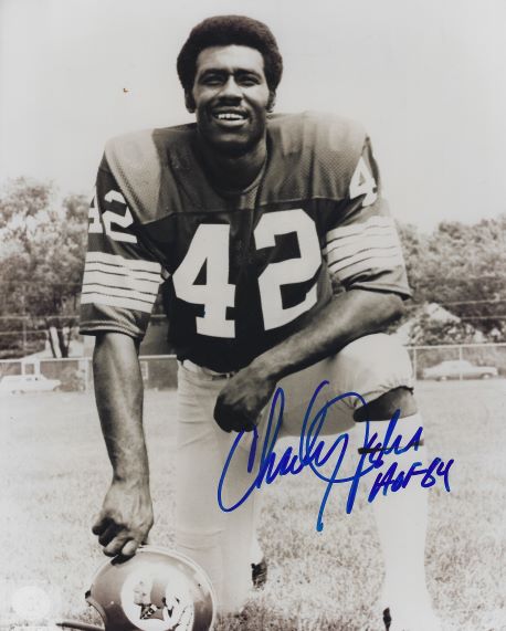 Autographed CHARLEY TAYLOR 8x10 Washington Redskins Photo - Main Line ...