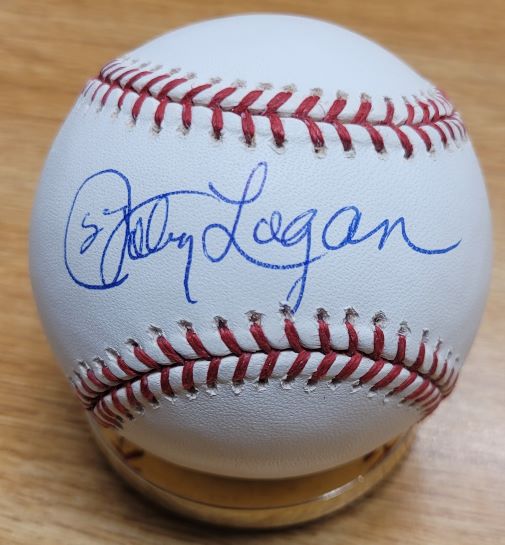 Autographed JOHNNY LOGAN Official Major League Baseball - Main Line ...