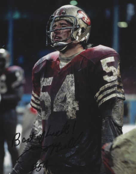 Autographed TOM HULL 8X10 San Francisco 49ers Photo - Main Line Autographs