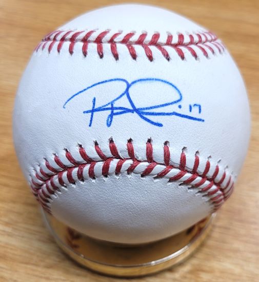 Autographed RHYS HOSKINS Official Major League Baseball - Main Line Autographs