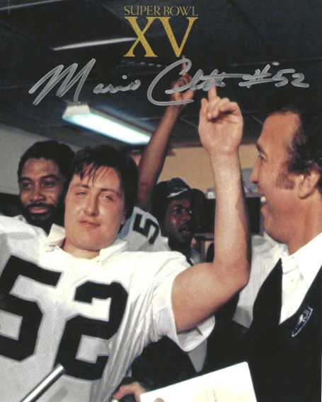 Autographed MARIO CELOTTO 8x10 Oakland Raiders photo - Main Line Autographs