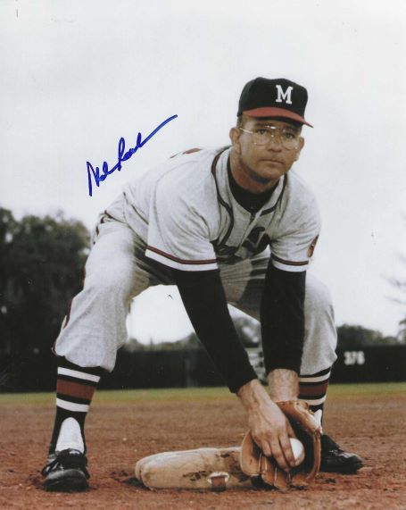 AUTOGRAPHED MEL ROACH 8X10 Milwaukee Braves Photo - Main Line Autographs
