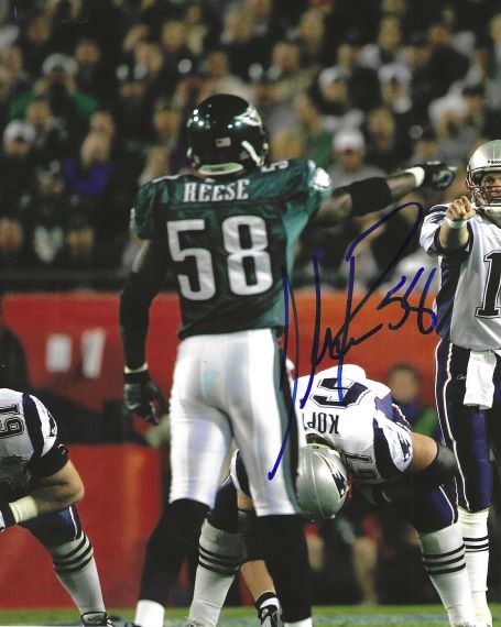 Autographed IKE REESE 8X10 Philadelphia Eagles Photo - Main Line Autographs