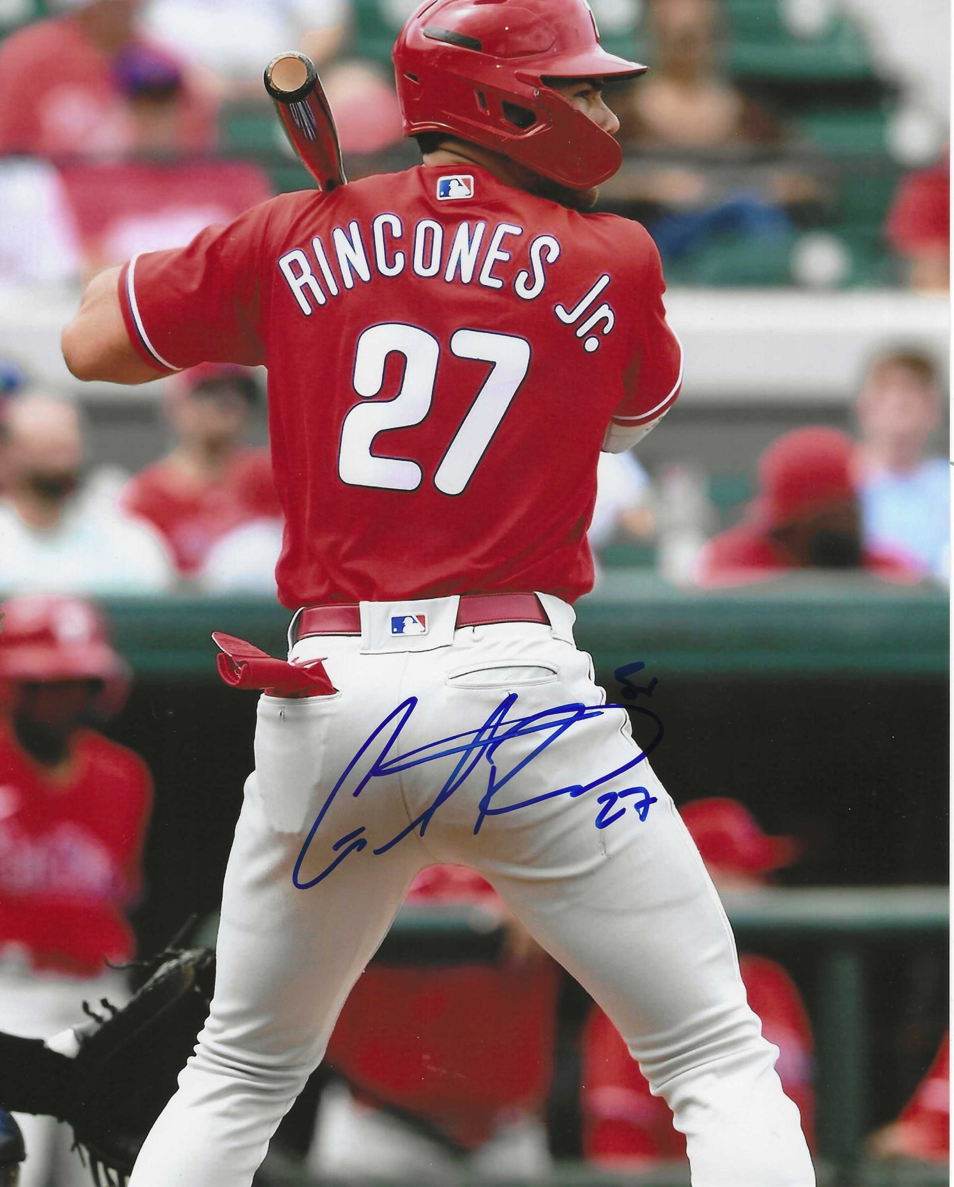 Autographed GABRIEL RINCONES 8X10 Philadelphia Phillies Photo - Main ...